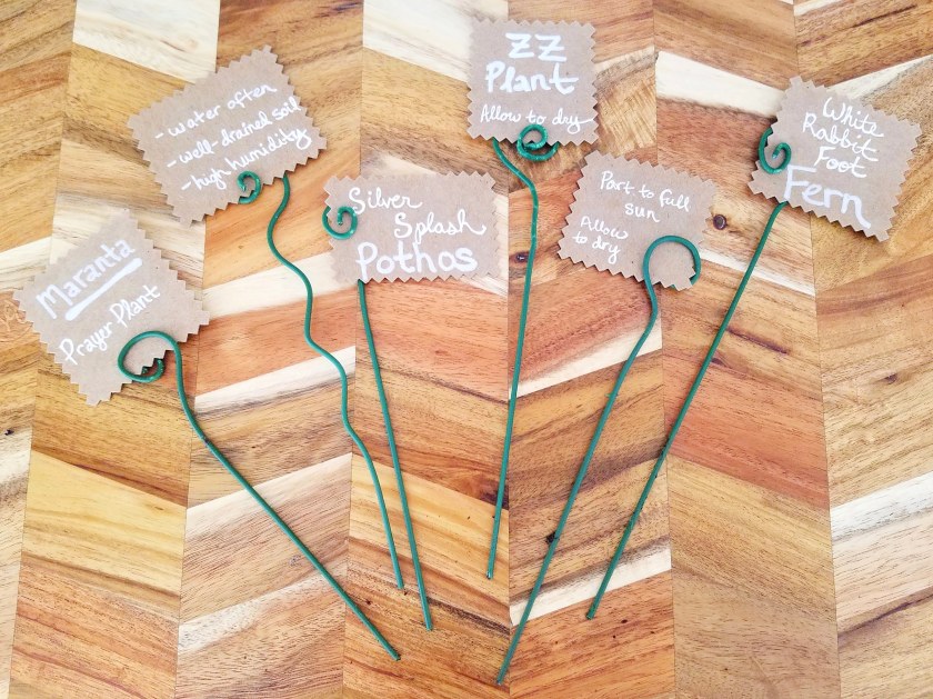 Houseplant Label Cards – The Artful Roost